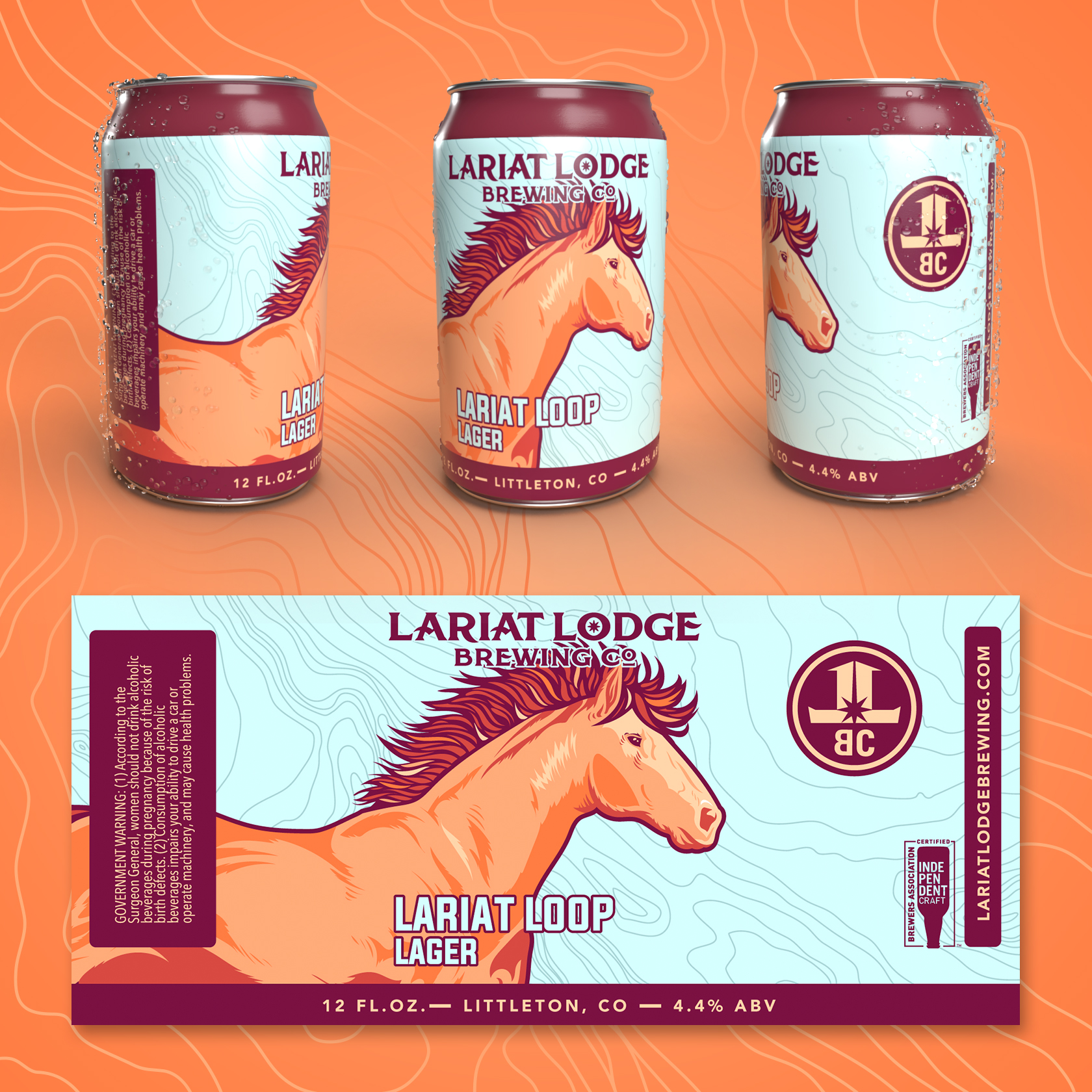 Revised Lager Beer Label Design - Hi-five Design