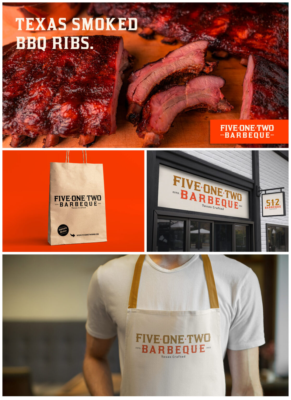 BBQ Barbeque Logo Design Colorado Springs | Hi-five Design